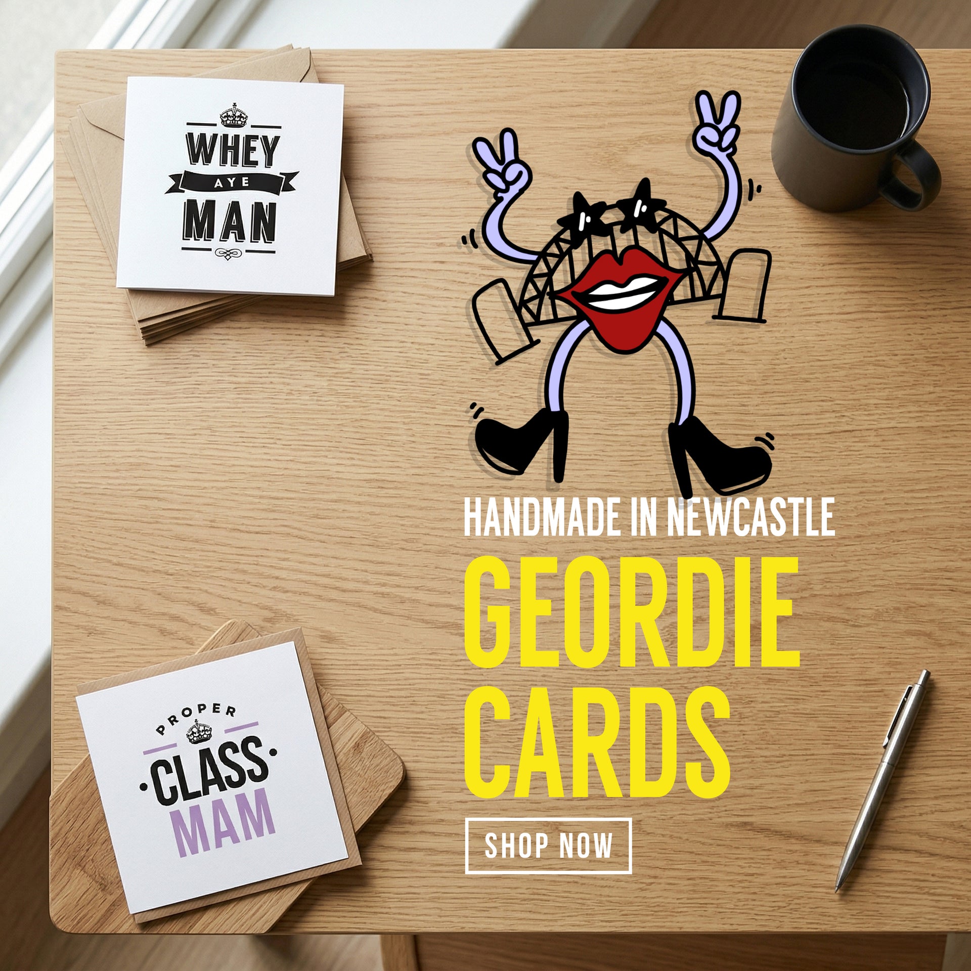 Independent & Local Geordie Cards, Gifts & Merchandise in Newcastle ...