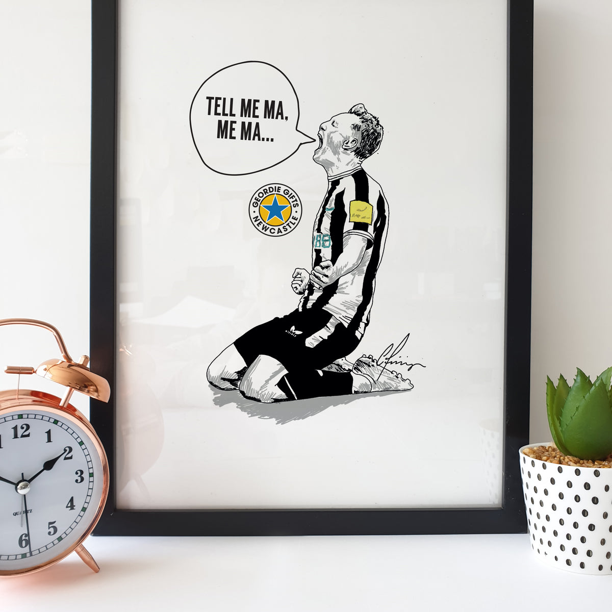 Sean Longstaff 'Tell me Ma' | Newcastle United | Print | NUFC Merch ...